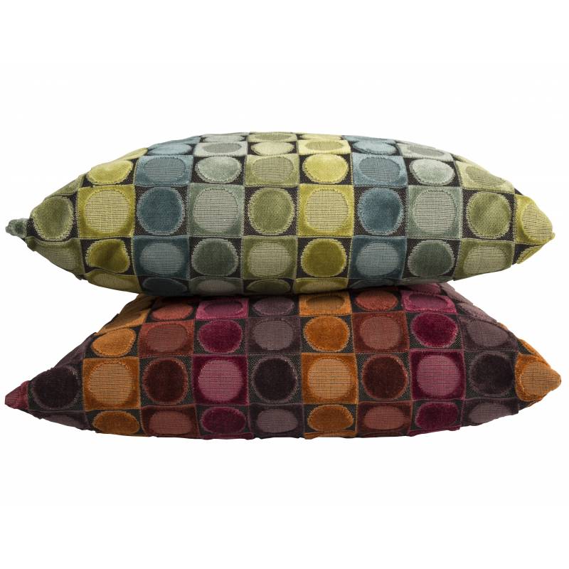 Coussin Décoratif Ottava Vert et Bleu Dutchbone Décoration de Canapé ...